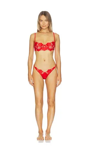 For Love & Lemons Love Is A Rose Thong Panty