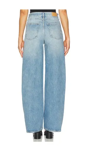 PISTOLA Sydney High Rise Bowed Wide Jeans