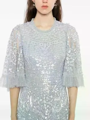 NEEDLE & THREAD Anais Sequin Gown