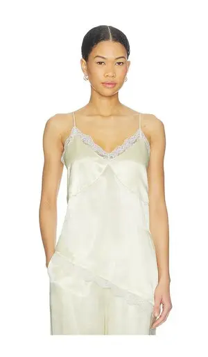 SNDYS Toni Cami Top In Lemon - Sour Lemon