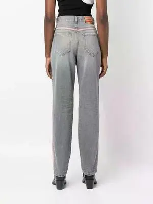 DIESEL® D-pilut Straight-leg Jeans With Contrasting Trim