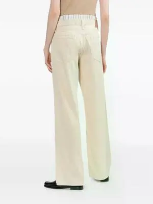 Rag & Bone Striped-waist Trousers - Neutrals