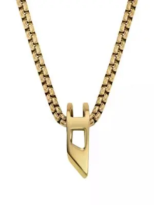 DIESEL® Oval-d Pendant Necklace - Gold