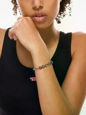 DIESEL® Heart Charm Chain Bracelet