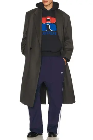Rhude Sailing Competition Cuffed Hampton Track Pants In Navy - Navy & White