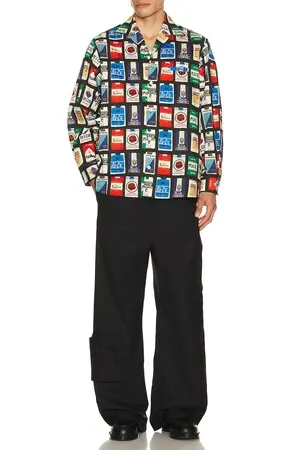 RICE NINE TEN Ciggy Open Collar Shirt