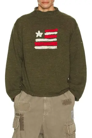 RICE NINE TEN Knitted Roll Neck Sweater