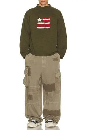 RICE NINE TEN Knitted Roll Neck Sweater