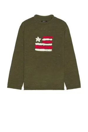 RICE NINE TEN Knitted Roll Neck Sweater