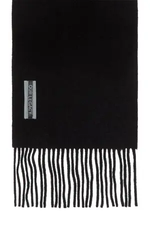 Our Legacy Estate Scarf - Black