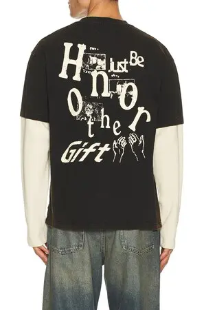 HONOR THE GIFT Just Be Longsleeve Tee