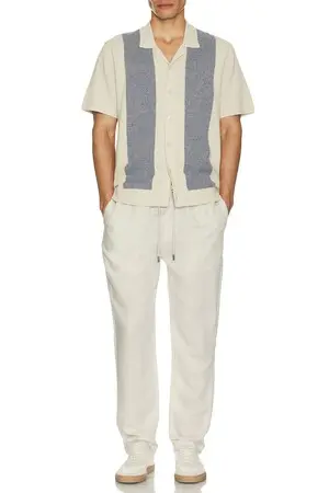 Onia Air Linen Pull-on Pant - Stone