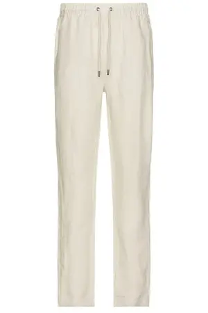 Onia Air Linen Pull-on Pant - Stone