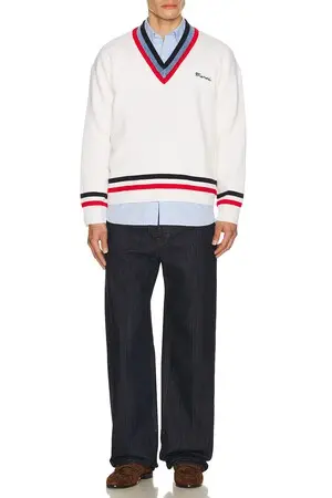 Marni V-neck Virgin Wool Sweater