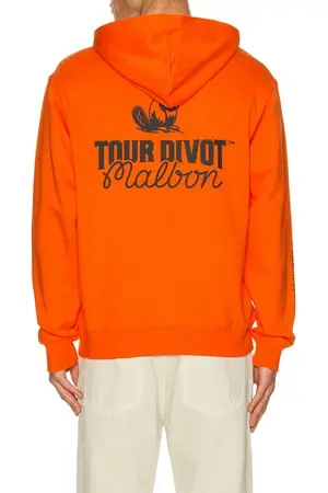 MALBON Fesque Tour Divot Hoodie Flame & Bark Camo