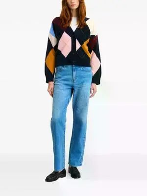Pringle Of Scotland Argyle Buttoned Cardigan - Blue