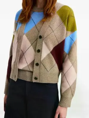 Pringle Of Scotland Argyle Lambswool Cardigan - Neutrals