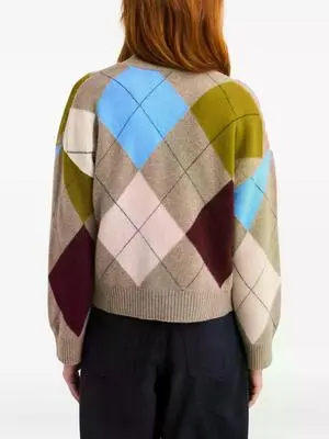 Pringle Of Scotland Argyle Lambswool Cardigan - Neutrals