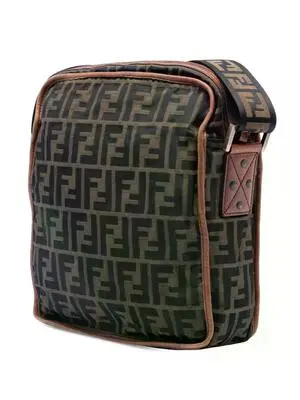 Fendi 2000-2010 Zucca Canvas Crossbody Bag