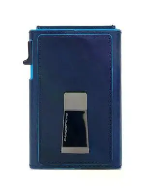 PIQUADRO Pop-up Card Holder - Blue