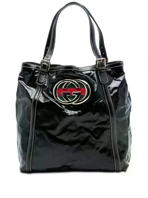 Gucci 2016-2026 Patent Dialux Britt Web Tote Bag