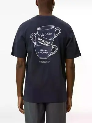 LES DEUX Ben Artist T-shirt - Blue