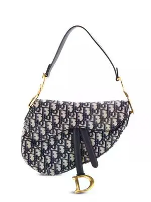 Dior Saddle Bag Oblique Canvas - Blue