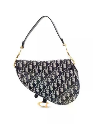 Dior Saddle Bag Oblique Canvas - Blue