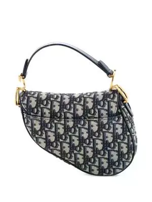 Dior Saddle Handbag Oblique Canvas Mini Shoulder Bag - Blue