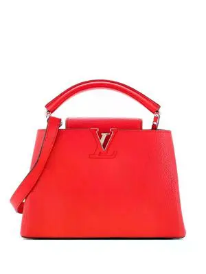 LOUIS VUITTON Capucines Bb Satchel - Red