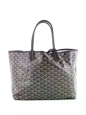 Goyard Saint Louis Coated Canvas Pm Tote Bag - Black