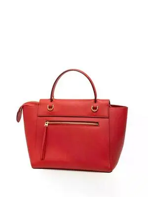 Celine 2016 Micro Grained Calfskin Belt Bag - Red