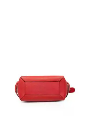 Celine 2016 Micro Grained Calfskin Belt Bag - Red