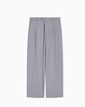 Giorgio Armani Silk And Linen Trousers