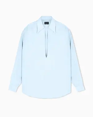 Giorgio Armani Open Silk Shirt