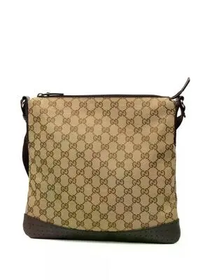 Gucci 2000-2015 Gg Canvas Crossbody Bag - Brown