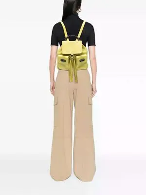 Gucci Leather Bamboo Tassel Backpack