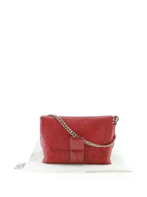 Loewe Leather Repeat Anagram Avenue Crossbody Bag