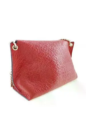 Loewe Leather Repeat Anagram Avenue Crossbody Bag