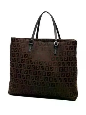 Fendi 2000-2010 Zucchino Canvas Tote Bag