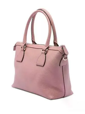 Gucci Calfskin Gg Charm Satchel