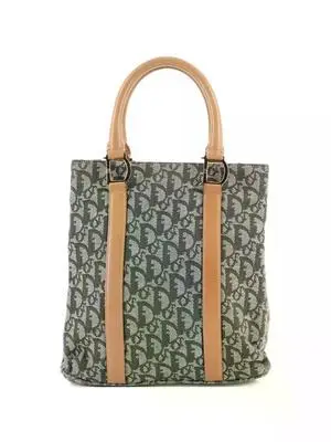 Dior Vintage Diorissimo Canvas Small Tote - Green