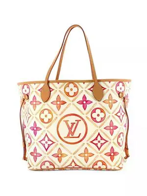 LOUIS VUITTON Neverfull Nm The Pool Monogram Tile Canvas Mm Tote Bag - Multicolour