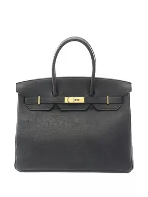 Hermès 2020 Togo Birkin 35 Handbag - Black