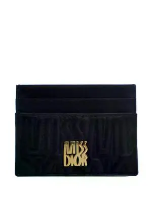 Dior 2010-2026 Quilted Calfskin Miss Freesia Card Holder - Black