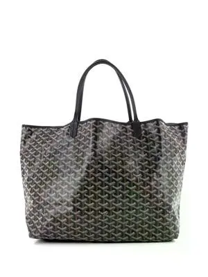 Goyard Saint Louis Coated Canvas Gm Tote Bag - Black