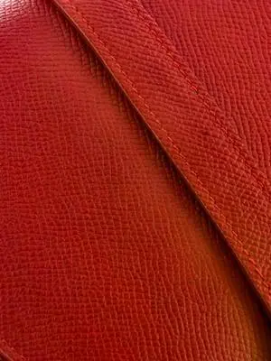 Celine Belt Bag Textured Leather Micro Satchel - Red