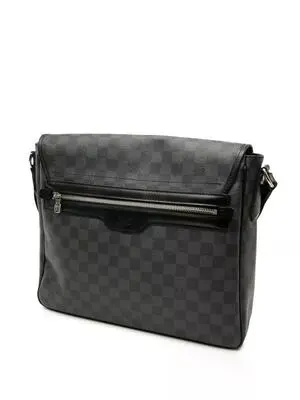 LOUIS VUITTON 2010 Damier Graphite Daniel Mm Crossbody Bag