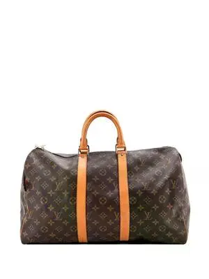 LOUIS VUITTON Keepall 45 Monogram Canvas Satchel