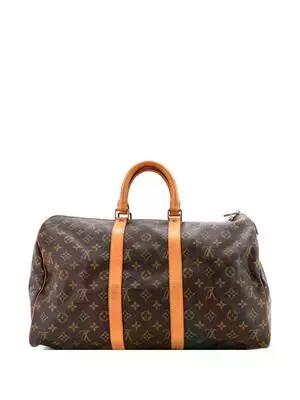 LOUIS VUITTON Keepall 45 Monogram Canvas Satchel